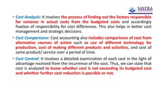 Introduction to Cost Accounting | PPTX | Business Accounting & Finance ...