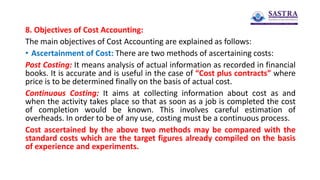 Introduction to Cost Accounting | PPTX