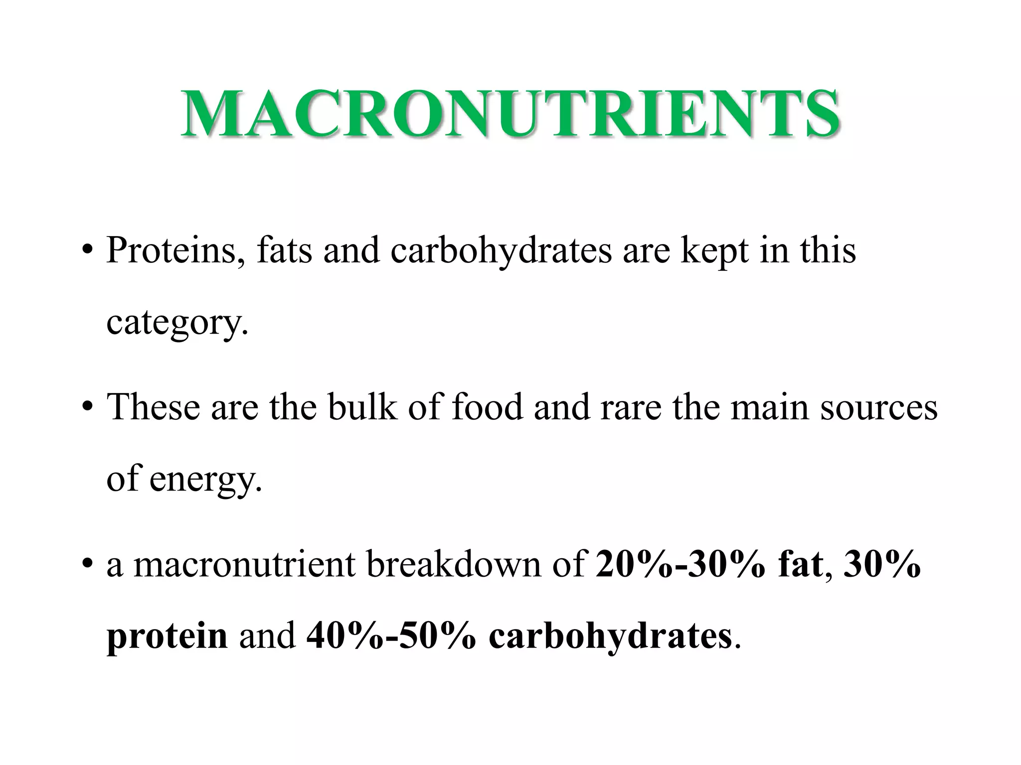 Introduction to Nutrition | PPTX