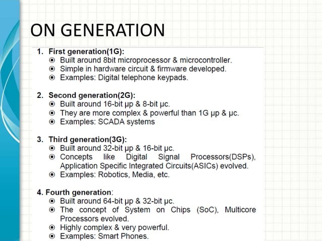 SYBSC IT SEM IV EMBEDDED SYSTEMS UNIT I Introduction to Embedded ...