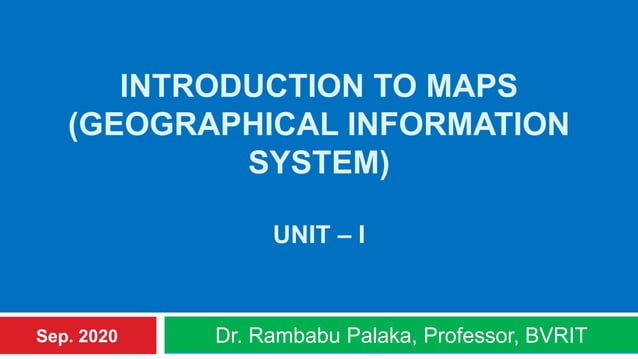 Introduction to Maps | PPT