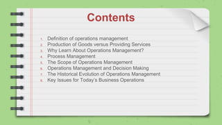 Unit I - Introduction to Operations Management.pptx