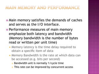 Unit I Memory technology and optimization | PPT