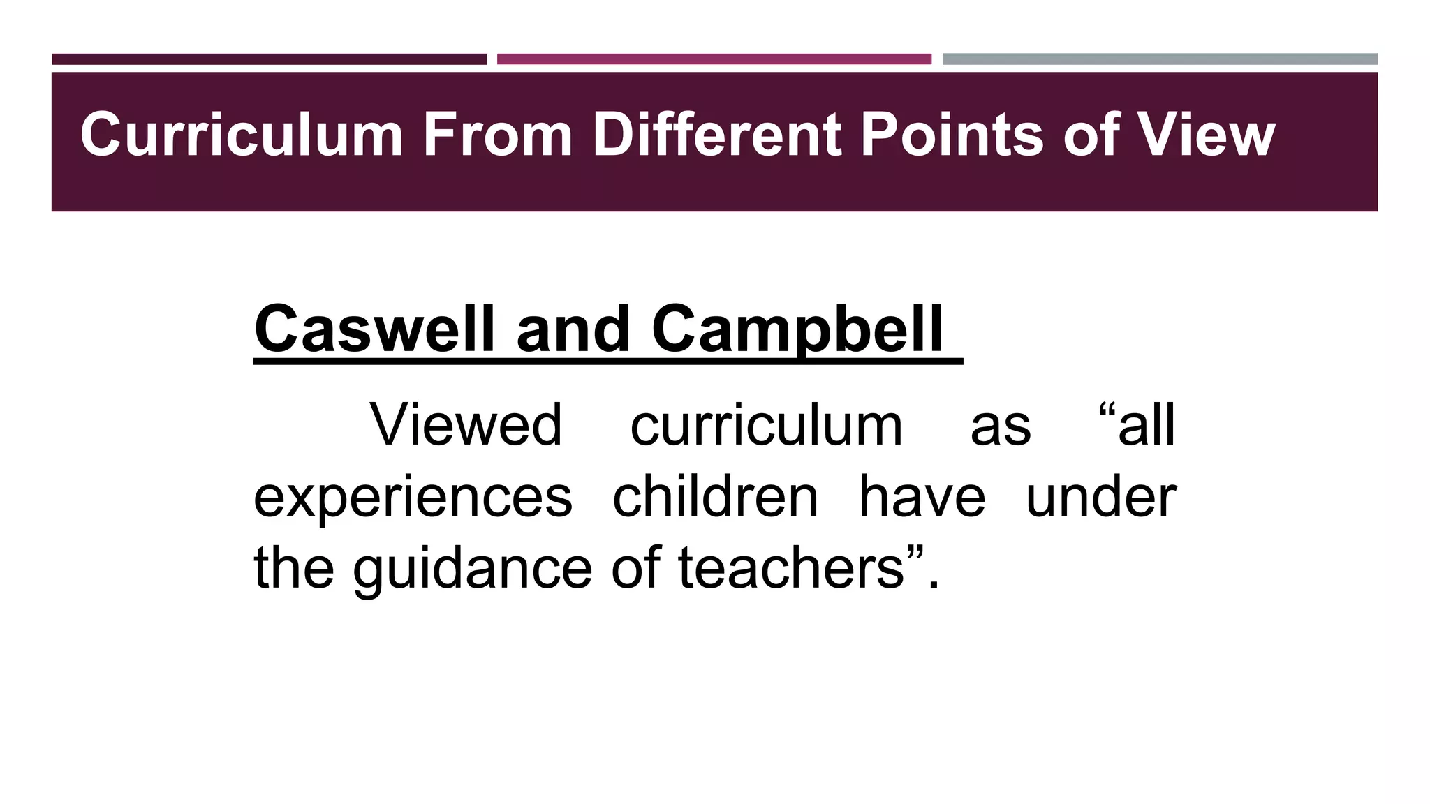 Unit I - Nature of the Curriculum.pptx