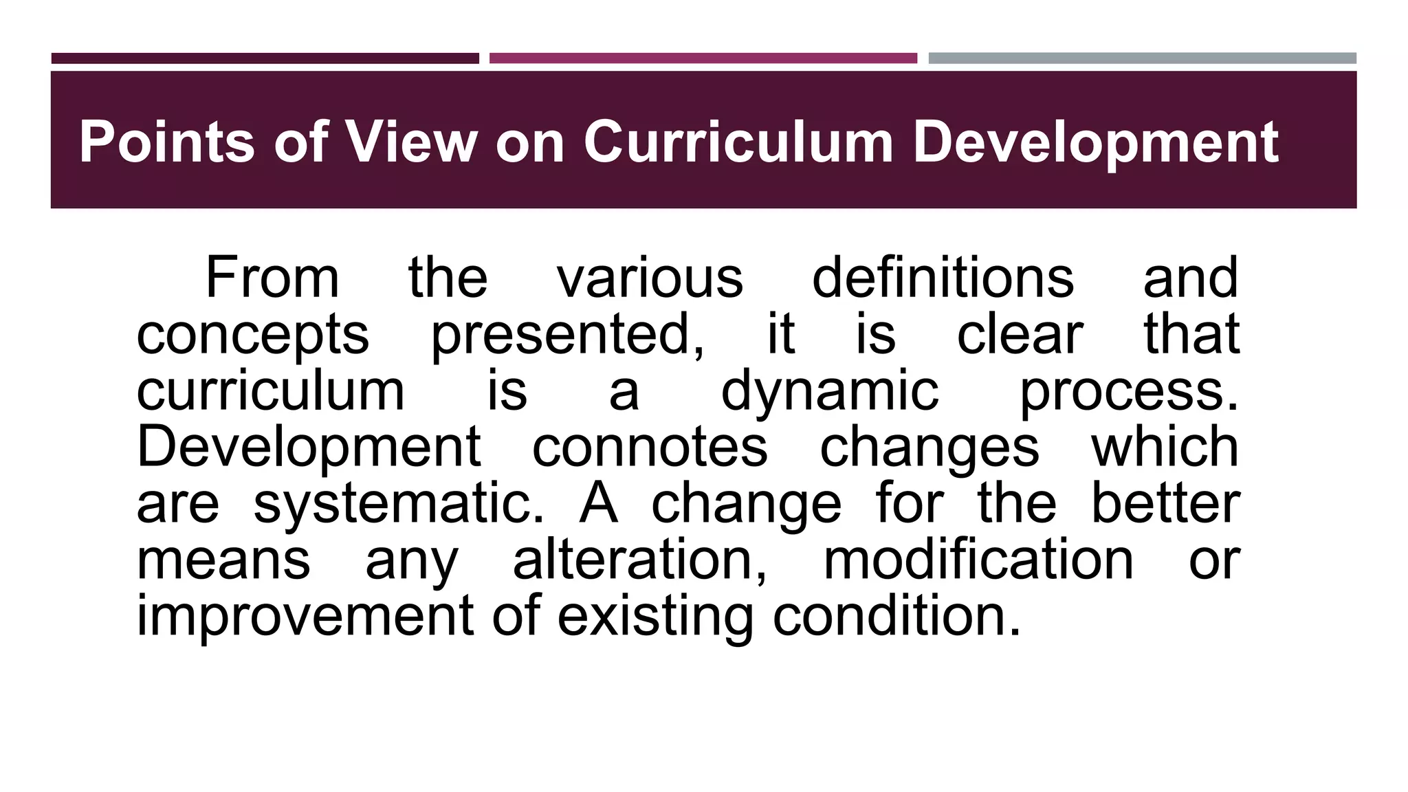 Unit I - Nature of the Curriculum.pptx
