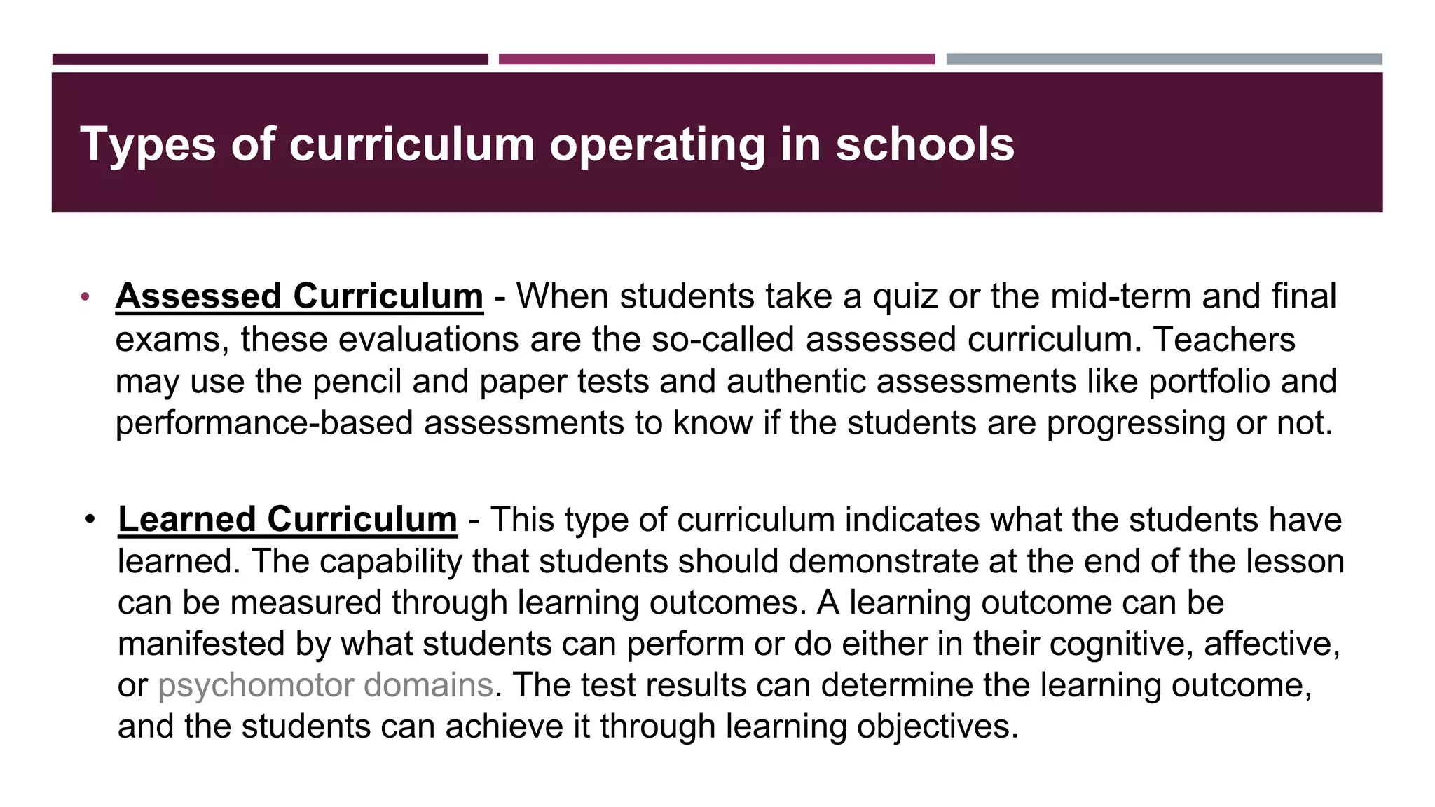 Unit I - Nature of the Curriculum.pptx