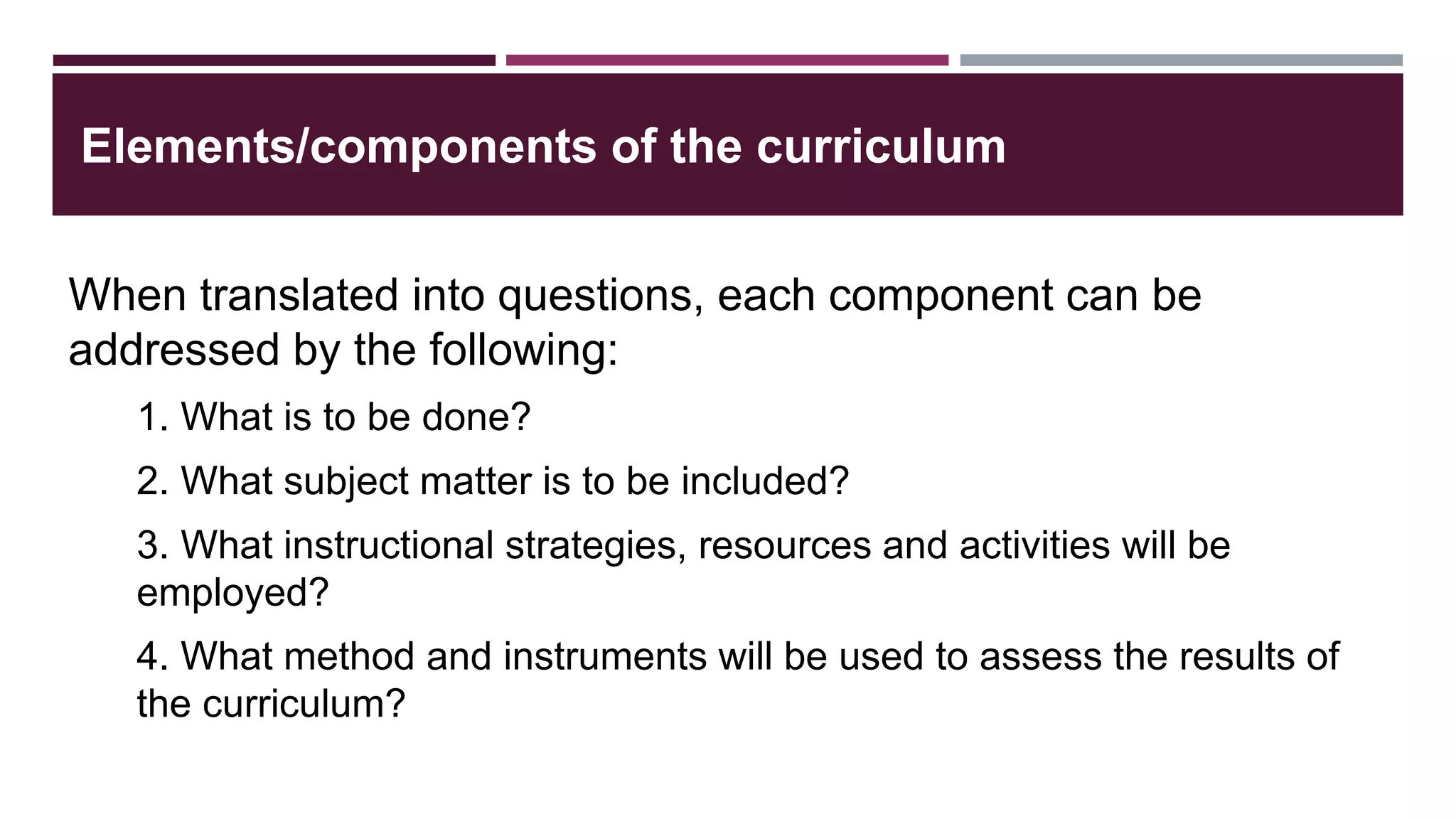 Unit I - Nature of the Curriculum.pptx