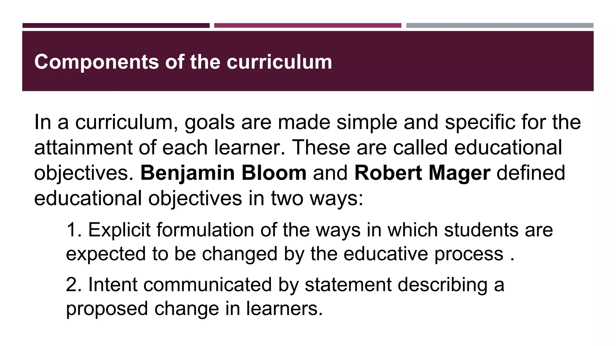 Unit I - Nature of the Curriculum.pptx