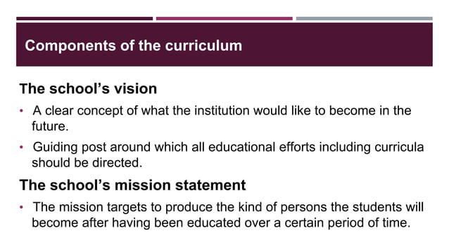 Unit I - Nature of the Curriculum.pptx | Educational Assessment | Education