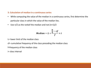 Calculation of Median | PPTX