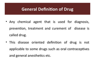 Unit I- Part A- Introduction to Pharmacology Provided By Immam Ud Din.pptx