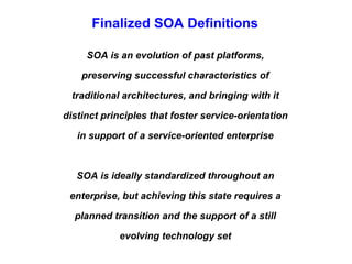 Characteristics of SOA and benefits SOA | PPT