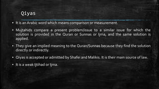 Family Law-II Unit 1 (Sources of Muslim Law) | PPTX | Islam | Religion ...