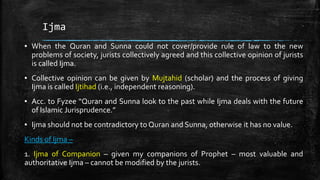 Family Law-II Unit 1 (Sources of Muslim Law) | PPTX | Islam | Religion ...