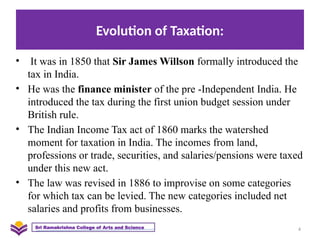 Introduction to Taxation System in India | PPTX