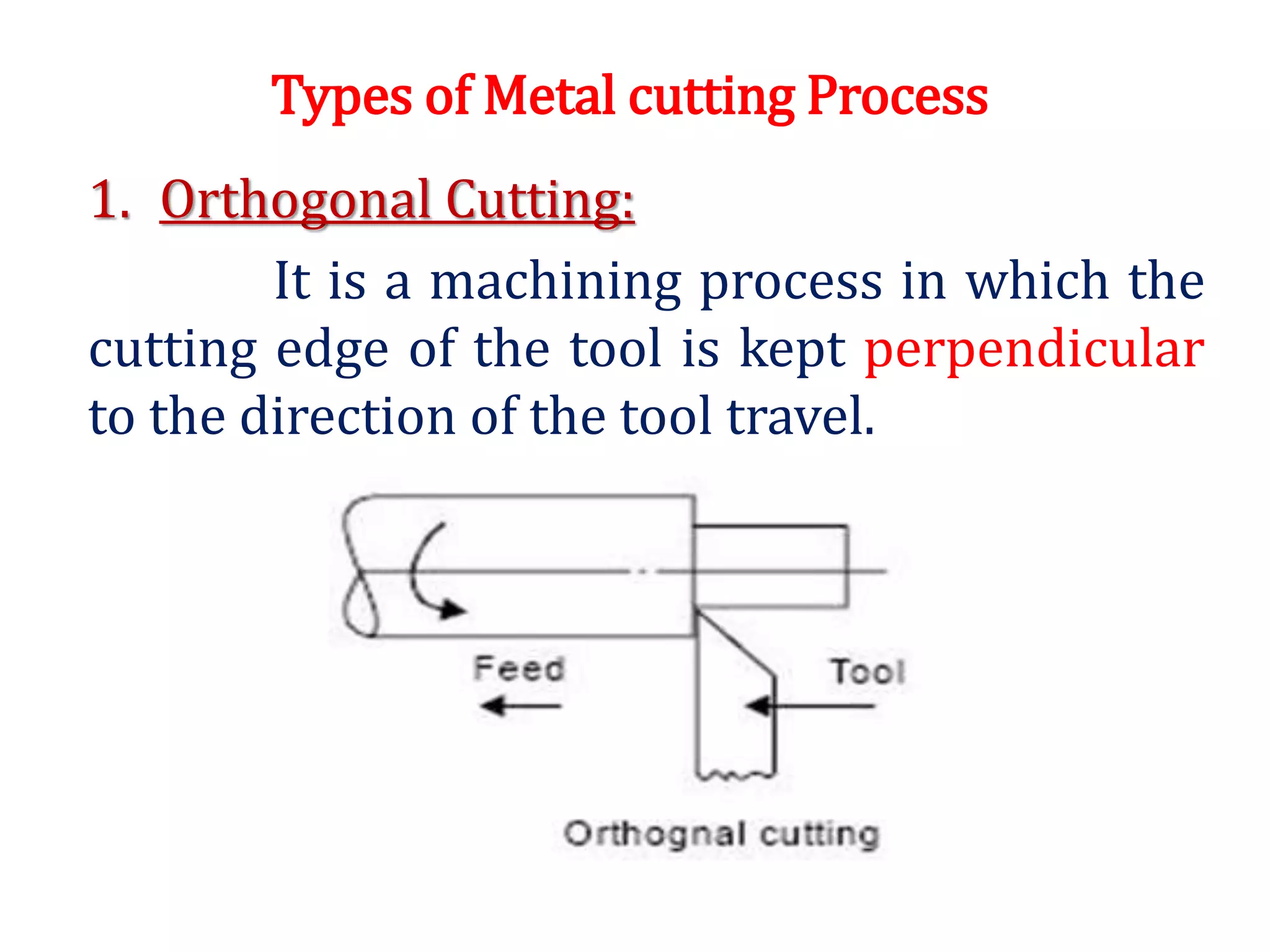 Theory of Metal Cutting | PPTX