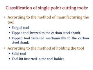 Theory of Metal Cutting | PPTX