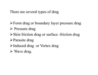 Unit I TYPES OF DRAGS | PDF