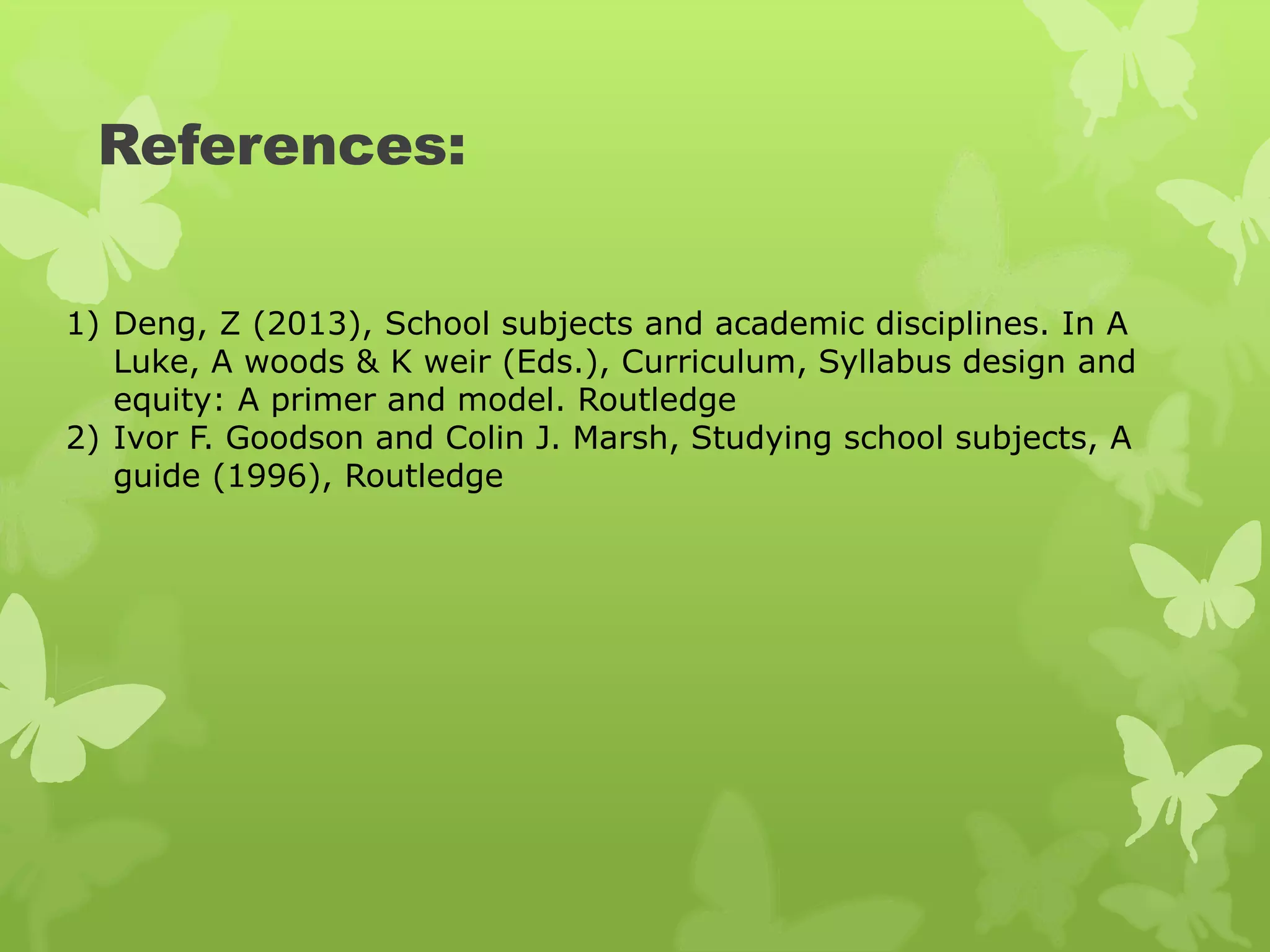 Unit i understanding disciplines and subjects | PPTX