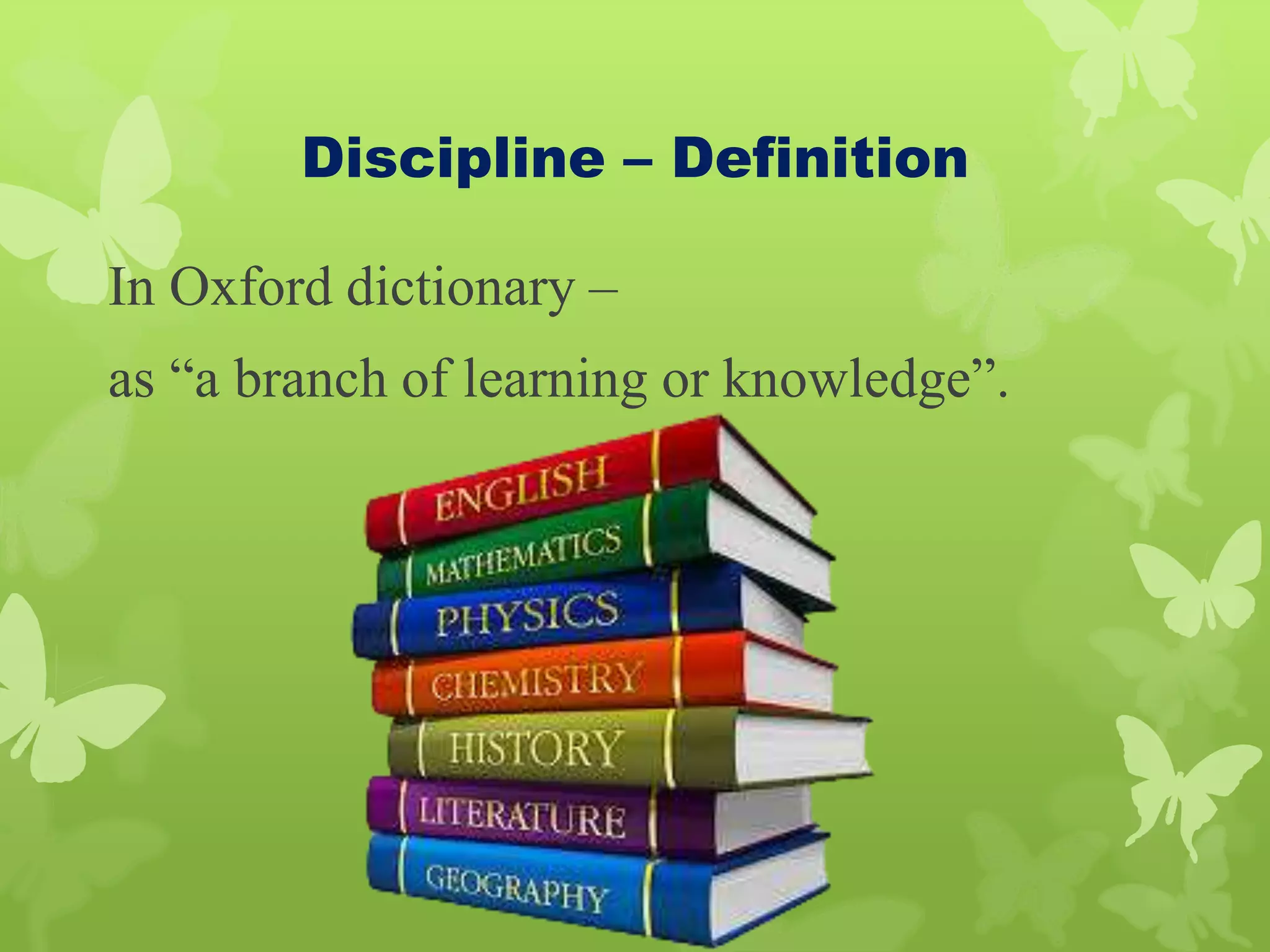 Unit i understanding disciplines and subjects | PPTX