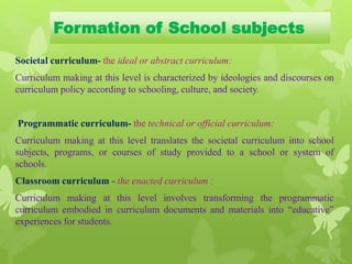 Unit i understanding disciplines and subjects | PPTX