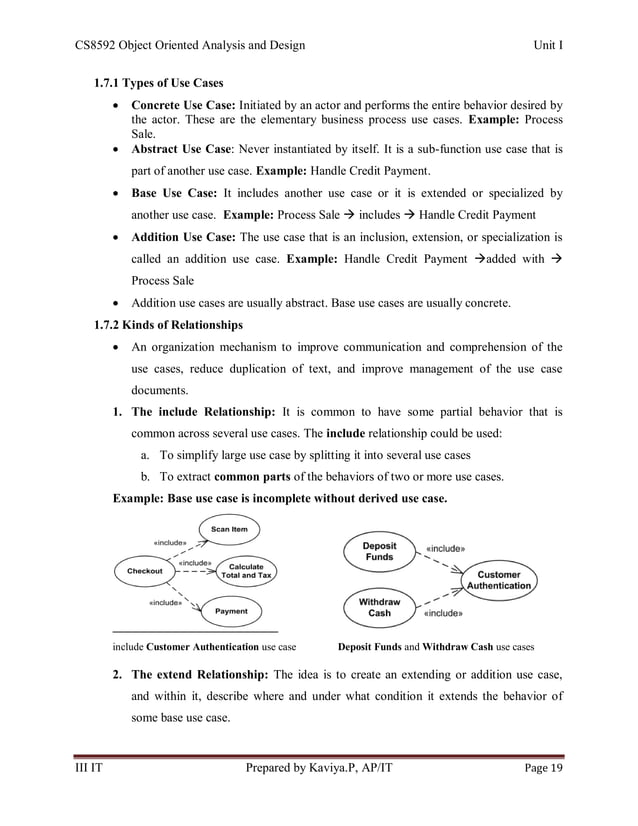 Cs8592 Object Oriented Analysis And Design Unit I Pdf Programming