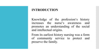 HISTORY OF NURSING and NURSING AS A PROFESSION.pptx