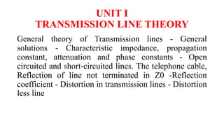 Transmission Lines and Waveguides | PDF