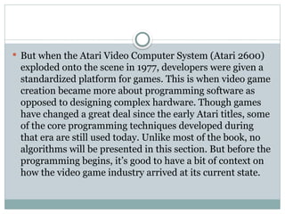 1 UNIT I 3D graphics and game design.pptx | Free Download