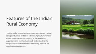 Unit I Agriculture economy of india.pptx