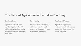 Unit I Agriculture economy of india.pptx