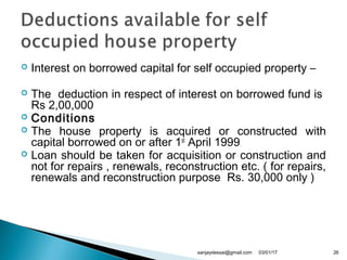 Computation of Income from House property | PPT