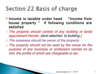Computation of Income from House property | PPT
