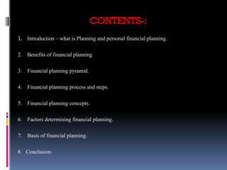 Introduction of Personal Finance for beginners | PPTX