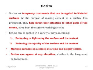 UNIT 1 BASIC DESIGN COMPONENTS USING FIGMA | PPTX