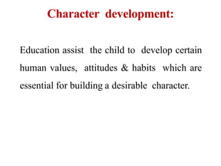 Unit i Basics of Education | PDF