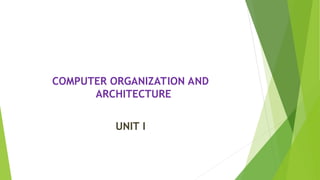 UNIT I Basic terminology COMPUTER ARCHI.ppt