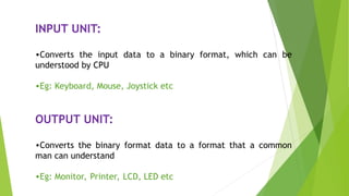 UNIT I Basic terminology COMPUTER ARCHI.ppt