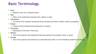 UNIT I Basic terminology COMPUTER ARCHI.ppt