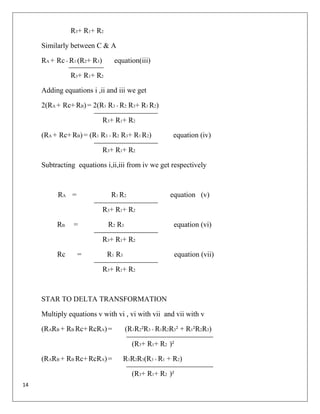RGPV BE Ist SEM BEE104 Unit I | PDF
