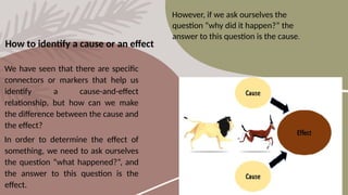 UNIT I CAUSE AND EFFECT in reading texts | PPTX