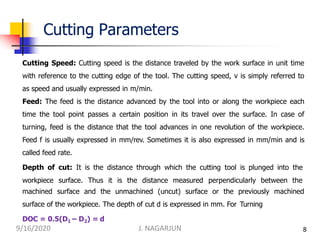 Unit i chapter I ( single point cutting tool) | PPTX