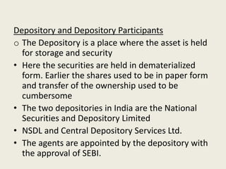Capital Market Operations an Introduction.pptx | Stocks and Bonds ...
