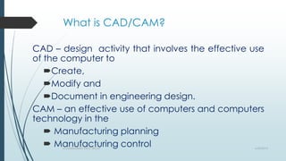 Unit i computer aided design | PDF