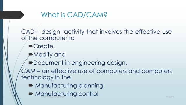 Unit i computer aided design | PDF