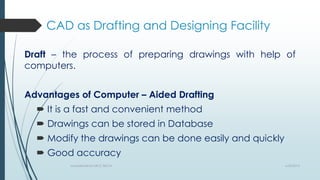 Unit i computer aided design | PDF