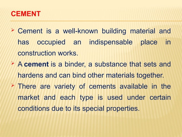 Constituent Materials.pptx concrete technology | PPTX | Chemistry | Science