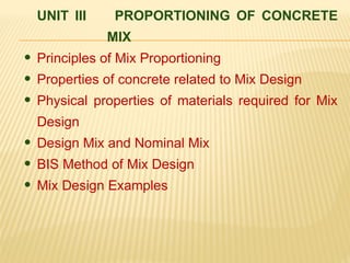 Constituent Materials.pptx concrete technology | PPTX