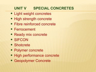 Constituent Materials.pptx concrete technology | PPTX