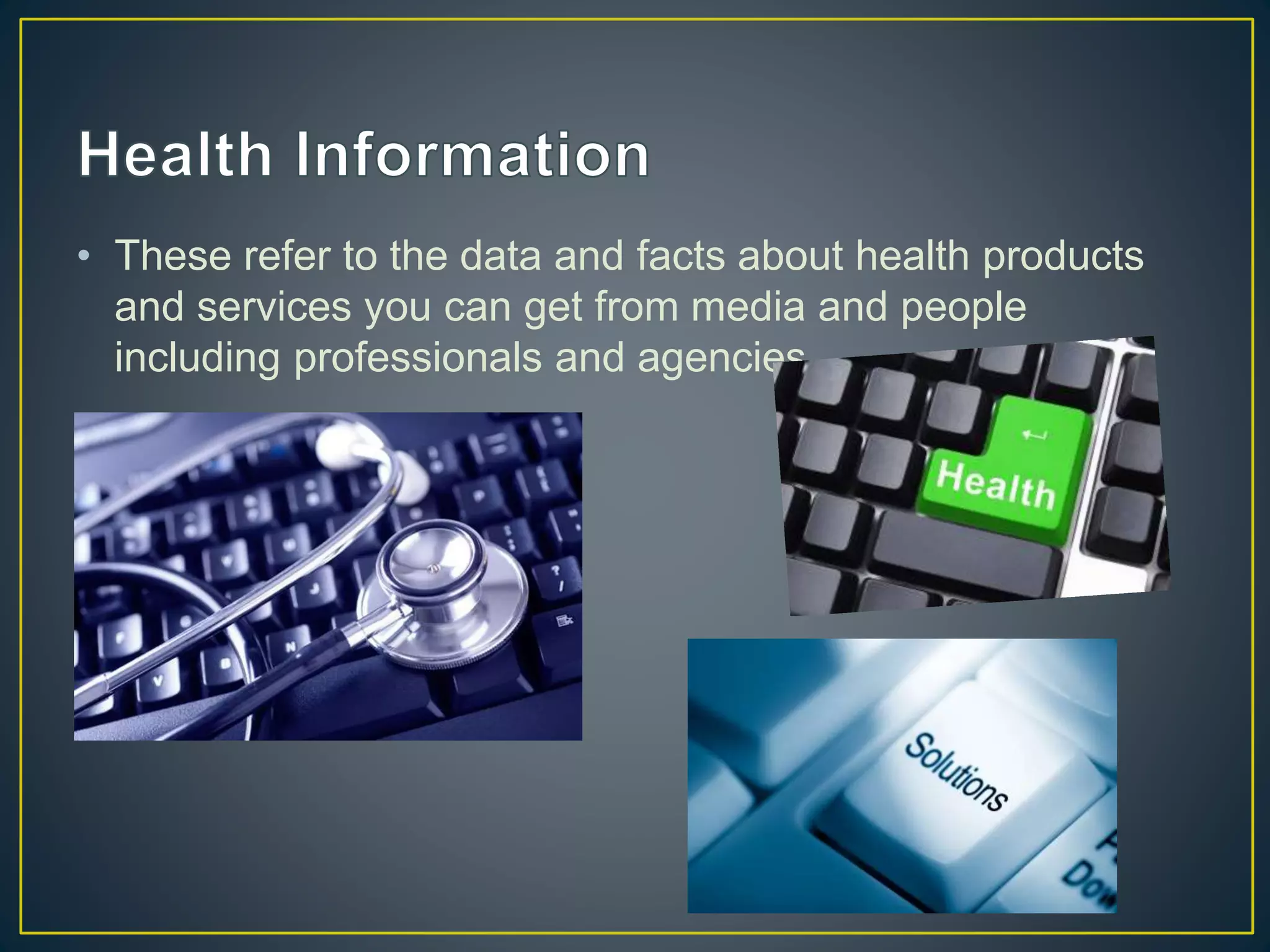 Unit I consumer health grade 10 | PPTX